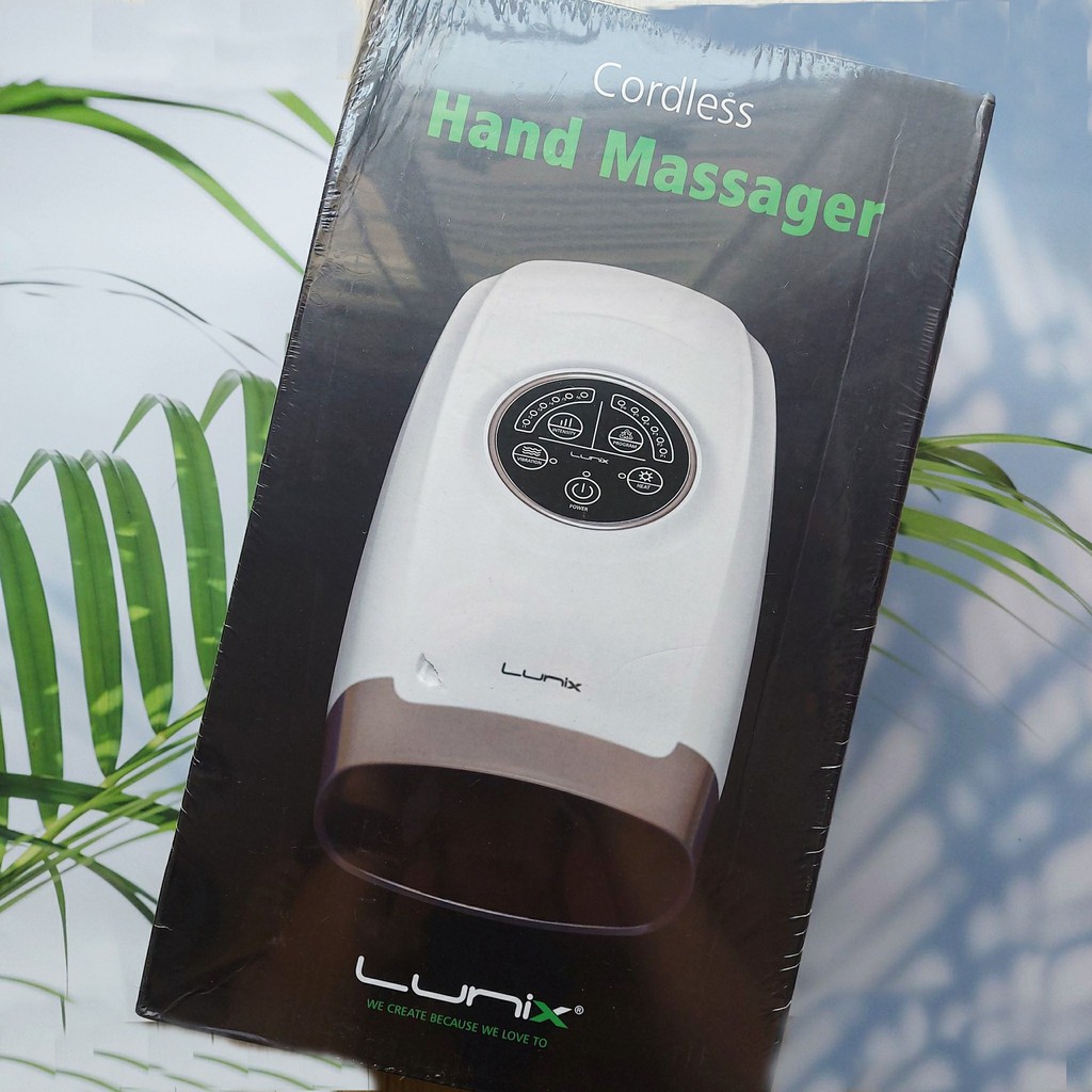 เครื่องนวดมือไฟฟ้า ไร้สาย Lunix® LX3 Cordless Electric Hand Massager - White | Shopee Thailand