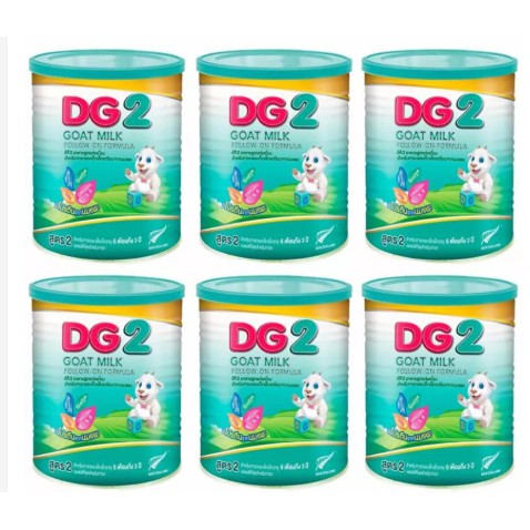 นมแพะ DG2 GOAT MILK สูตร 2 ขนาด 800 กรัม ( 6 กระป๋อง ) | Shopee Thailand