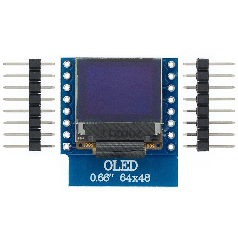 โมดูล Oled Led Lcd 0.66 นิ้วสําหรับ Wemos D1 Mini Esp32 64X48 0.66 นิ้ว | Shopee Thailand