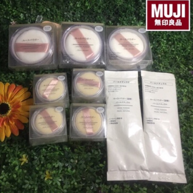 แท้💯% MUJI Loose Powder แป้งฝุ่น ต้วท๊อป ของmuji | Shopee Thailand