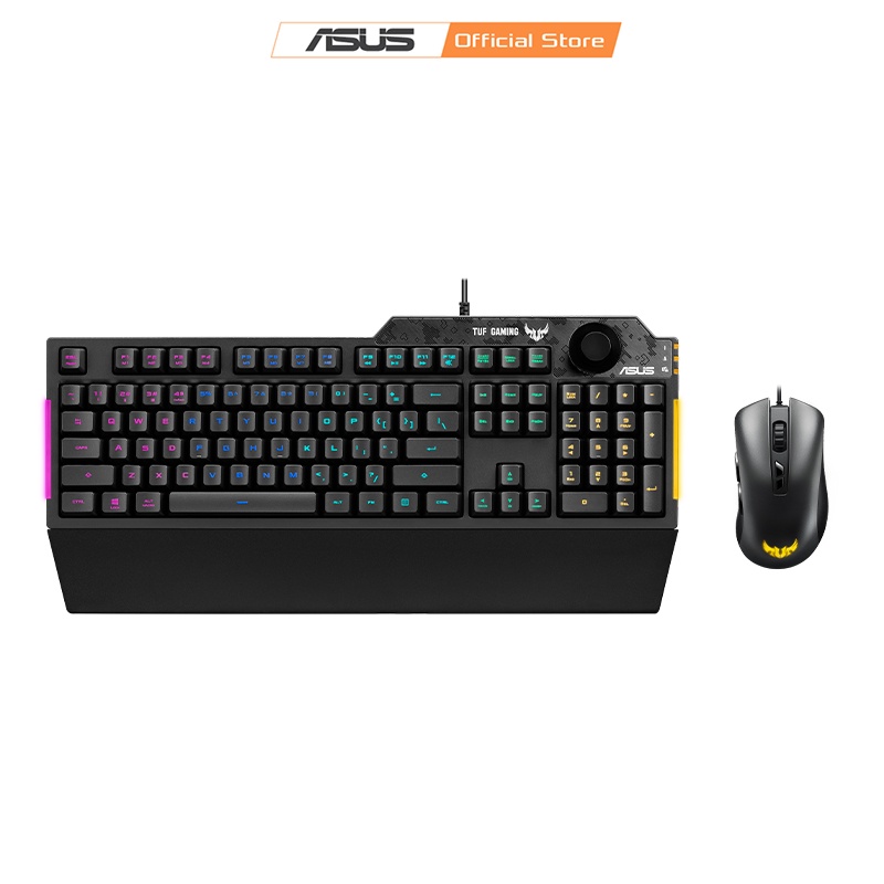 ASUS TUF Gaming K1 RGB keyboard with five-zone RGB, plus TUF Gaming M3 ...