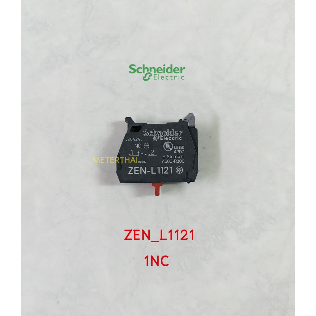 Schneider ZENL1111 ,ZENL1121 คอนแทคบล็อคส่วนตัวของปุ่มกด มีแบบ 1NO หรือ ...