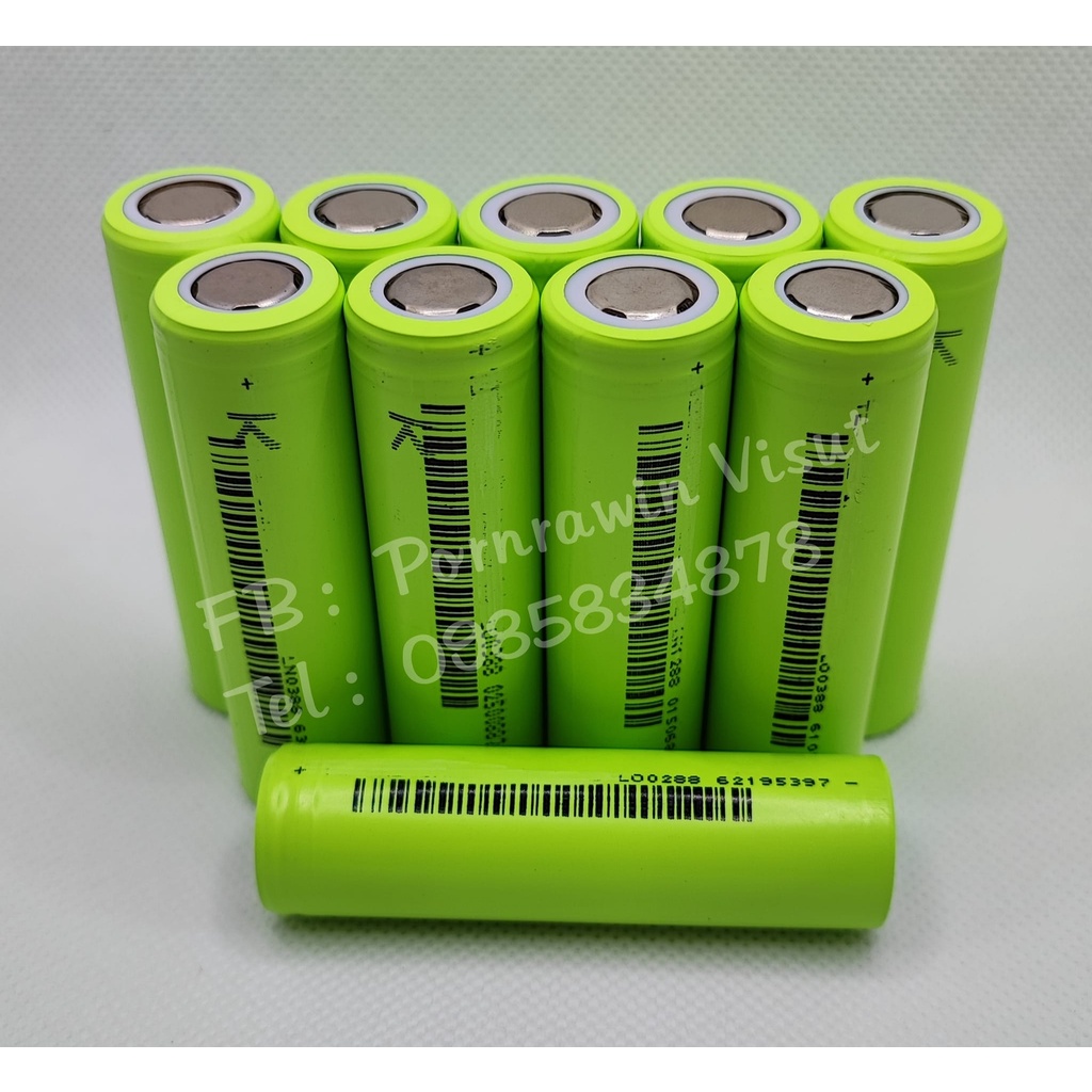 🔋Lishen 18650 ขนาด 3000mAh แบรนด์ Lishen แรงดัน 3.7V🔋แบตใหม่ มือ 1 ...