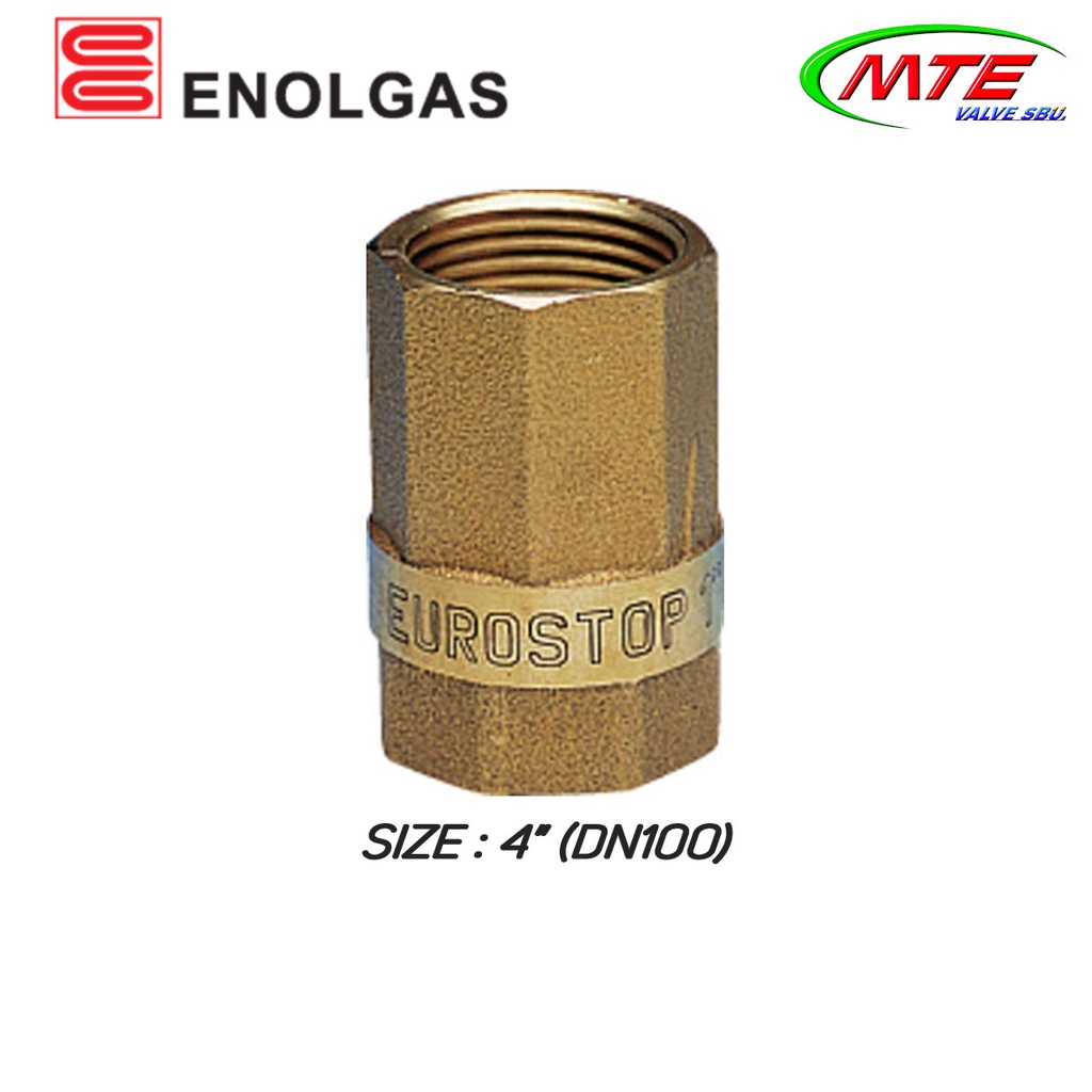 ENOLGAS เช็ควาล์วสปริง วาล์วกันย้อน รุ่น ยูโรสต็อป Spring Check Valve ...