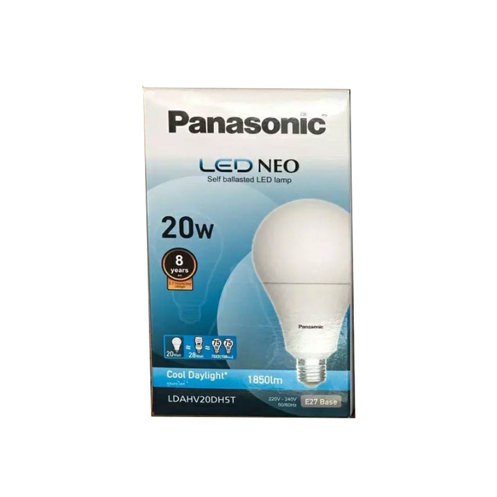 Panasonic หลอดไฟ พานาโซนิค LED Bulb Neo 20W/23W/30W (แสงขาว) | Shopee ...
