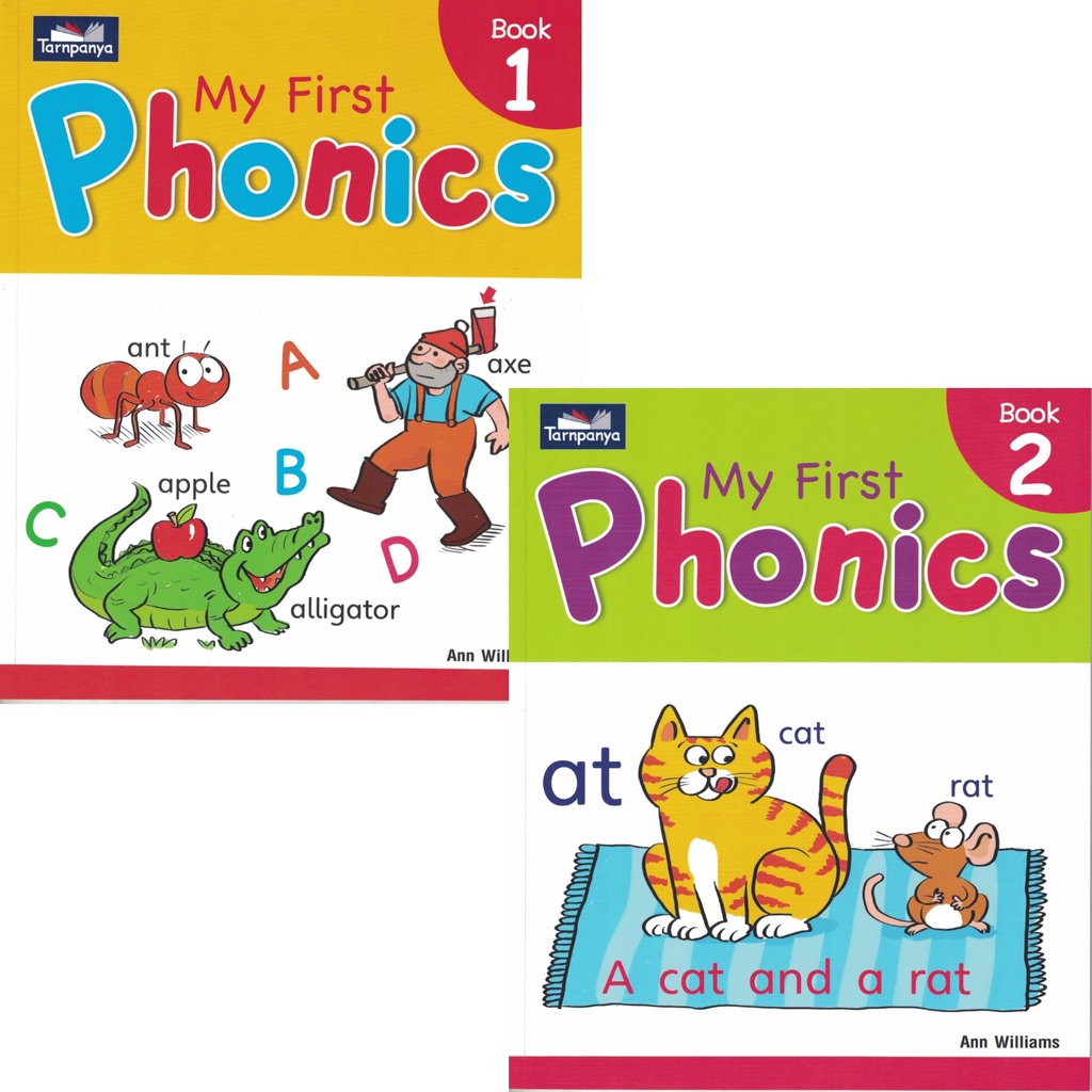 My First Phonics Book ( 1 ชุด 2 เล่ม ) สแกน Qr-code เพื่อฝึกออกเสียง ...