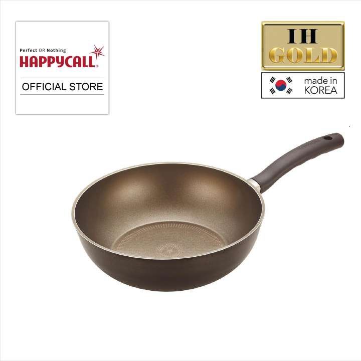 ข้อเสนอพิเศษ Happycall Ih Gold 28cm Die-Cast Wok Pan 3001-0157 | Shopee Thailand
