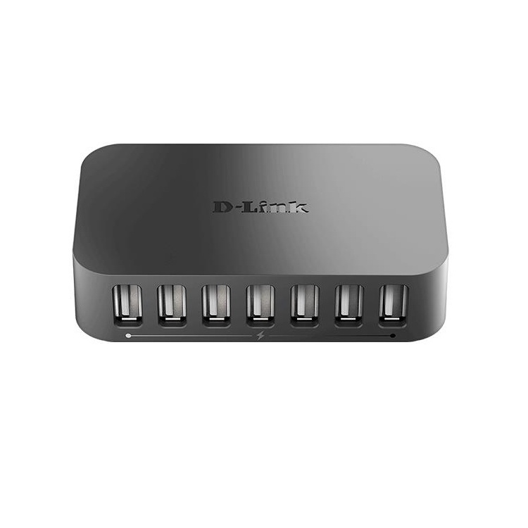 SWITCH & ROUTER DLINK Network Switches DUB-H7 / 7-Port USB 2.0 Hub ...