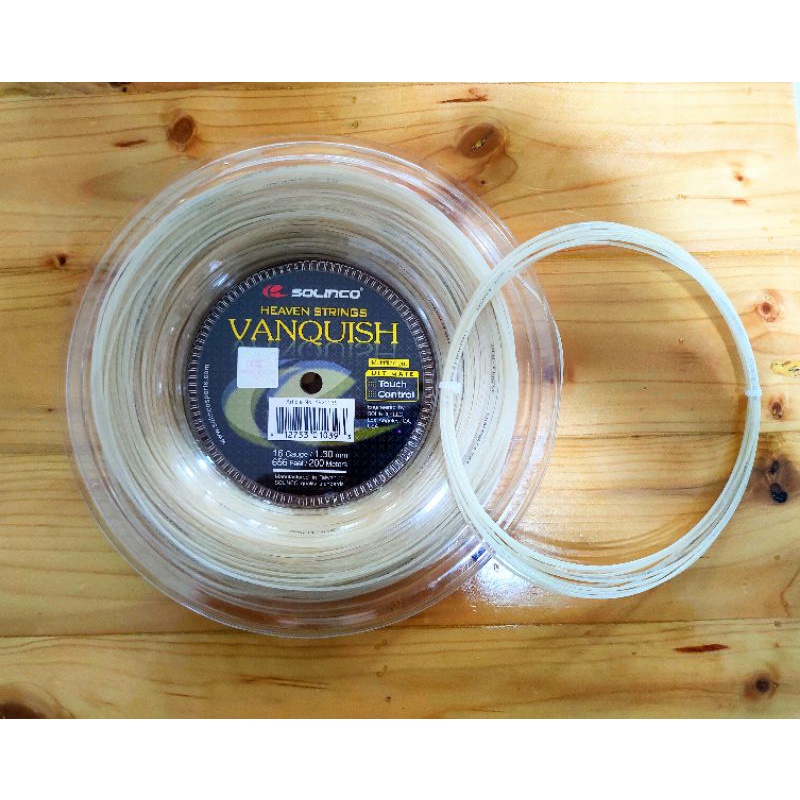 เอ็นเทนนิสSolinco Vanquish 1.30mm Multifilament | Shopee Thailand