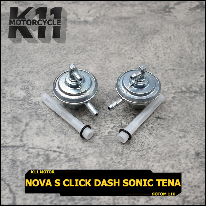 วาล์วน้ำมัน NOVA-S CLICK DASH SONIC TENA ก๊อกน้ำมัน วาวน้ำมัน วาล์วเปิดปิดน้ำมัน คลิก เเดช โซนิค ...