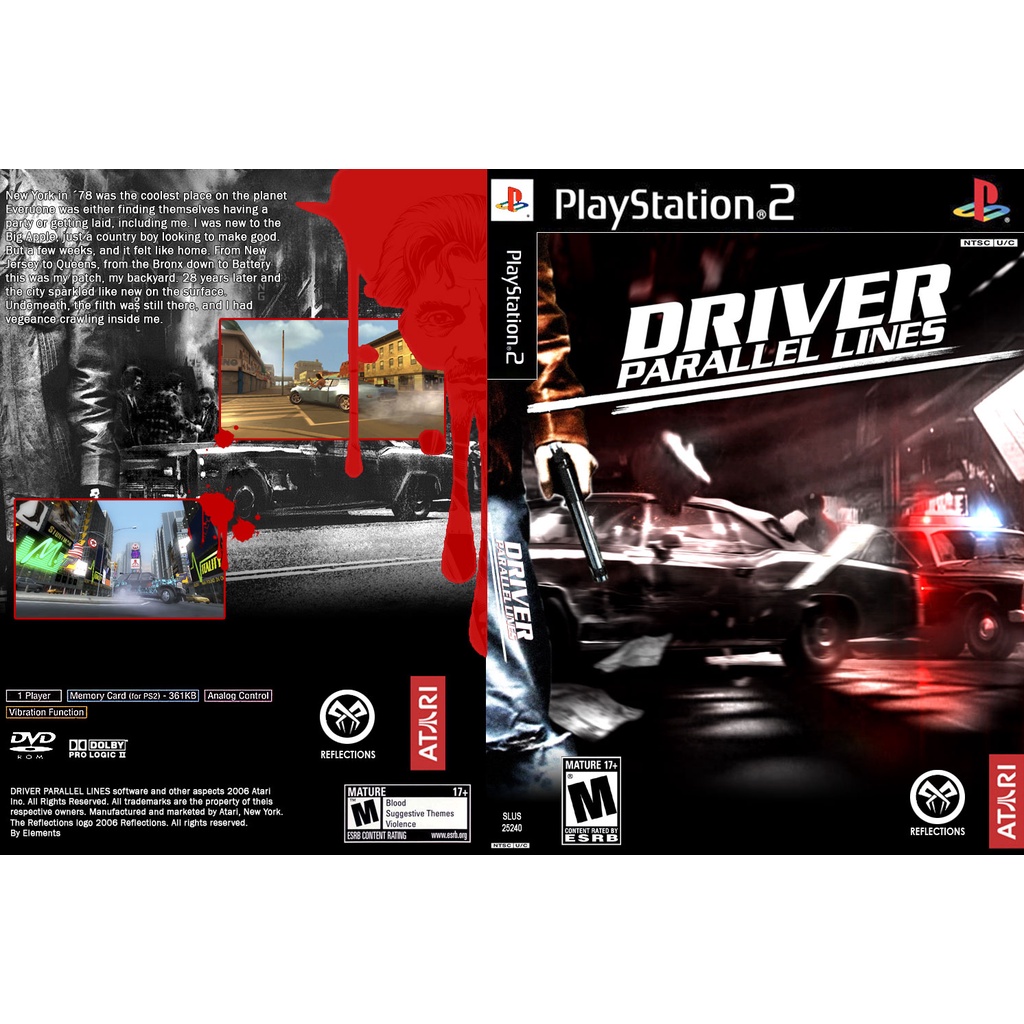 แผ่นเกมส์ PS2 Driver Parallel Lines คุณภาพ ส่งไว (DVD) | Shopee Thailand