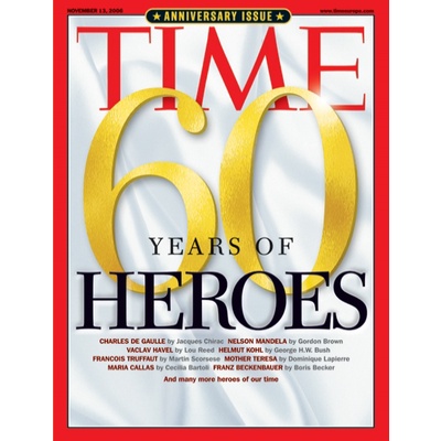 นิตยสาร TIME ปก 60 Years of Heroes November 13, 2006 | Shopee Thailand