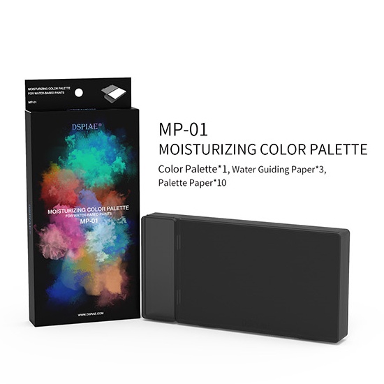 DSPIAE Painting Box กล่องจานสีน้ำ แบบเปียก ชะลอการแห้งของสี สำหรับทำสี ...