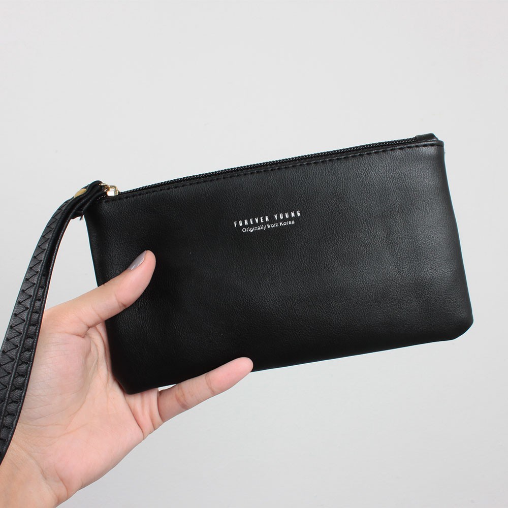 GUC SELECTED(B1122)-L3 กระเป๋าสตางค์คล้องแขนใส่มือถือได้หนังPUนิ่มสวยหรู | Shopee Thailand