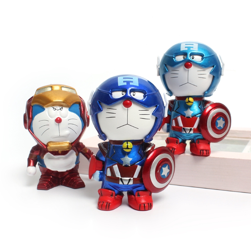 กัปตันอเมริกาI Ron Manสร้างสรรค์การ์ตูน 3D แม่เหล็กตู้เย็น สำหรับตกแต่ง ...