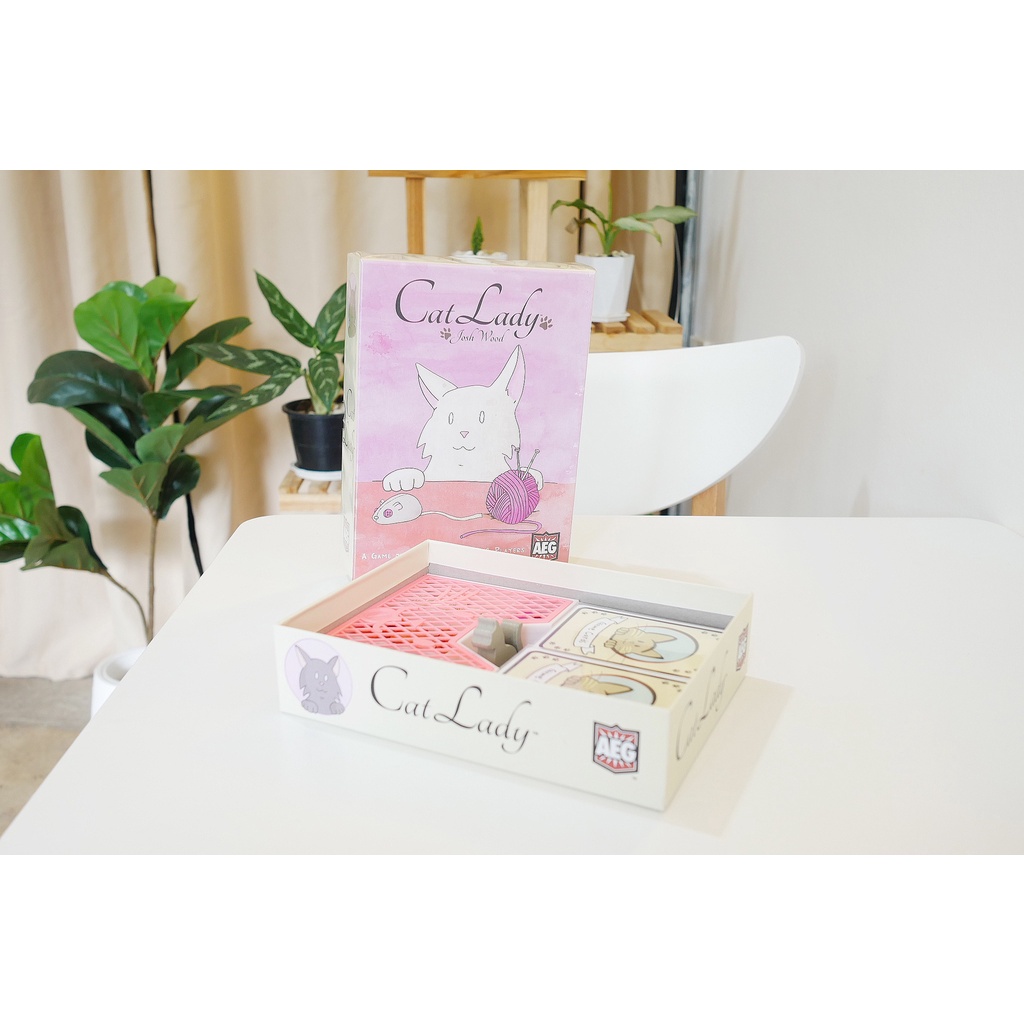 Organizer Cat Lady Board Game ไม่รวมตัวเกม | Shopee Thailand