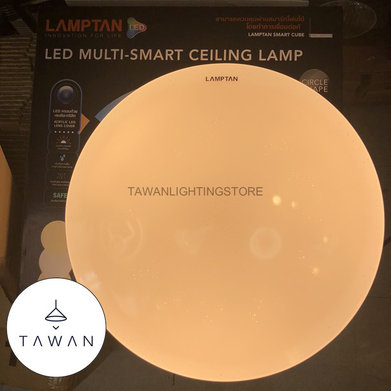 Lamptan โคมไฟเพดาน LED Multi-Smart Ceiling Light พร้อมรีโมทควบคุม 24W ...