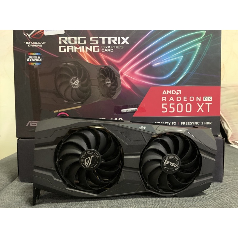 Asus AMD RX5500XT Strix 2 Fan มือสอง ประกันถึง 26/6/23 | Shopee Thailand