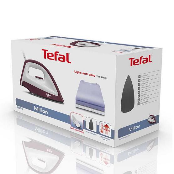 TEFAL เตารีดแห้ง FS2622 (1200 วัตต์) รับประกัน 2 ปี | Shopee Thailand