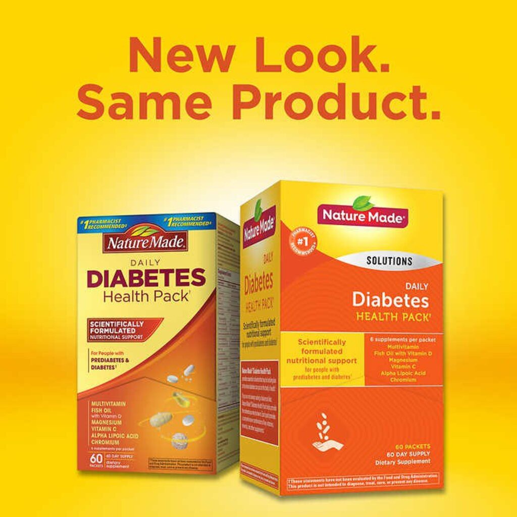 Nature Made® Diabetes Health pack 60 Packets | Shopee Thailand