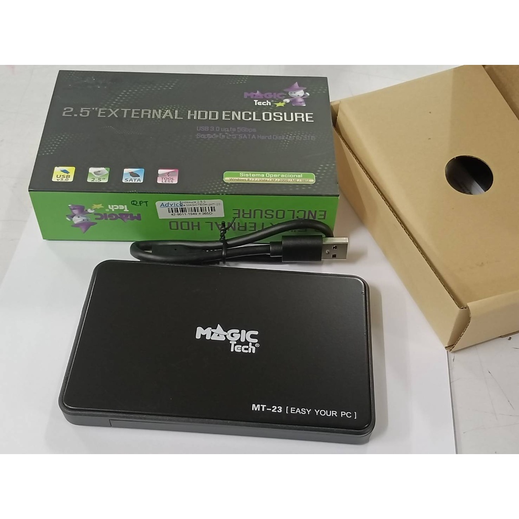 Box HDD MAGICTECH 2.5-inch” USB 3.0 HDD รุ่น MT-23 Support HDD Type2.5" SATA up to 3 TB | Shopee ...