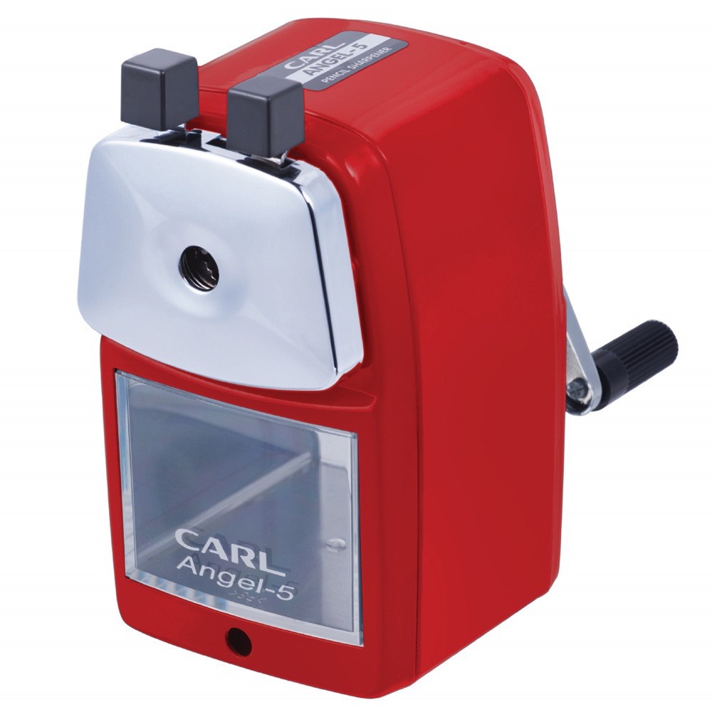 กบเหลาดินสอ Carl Angel-5 เครื่องเหลาดินสอ คาร์ล A5 ตั้งโต๊ะ สีแดงจำนวน ...