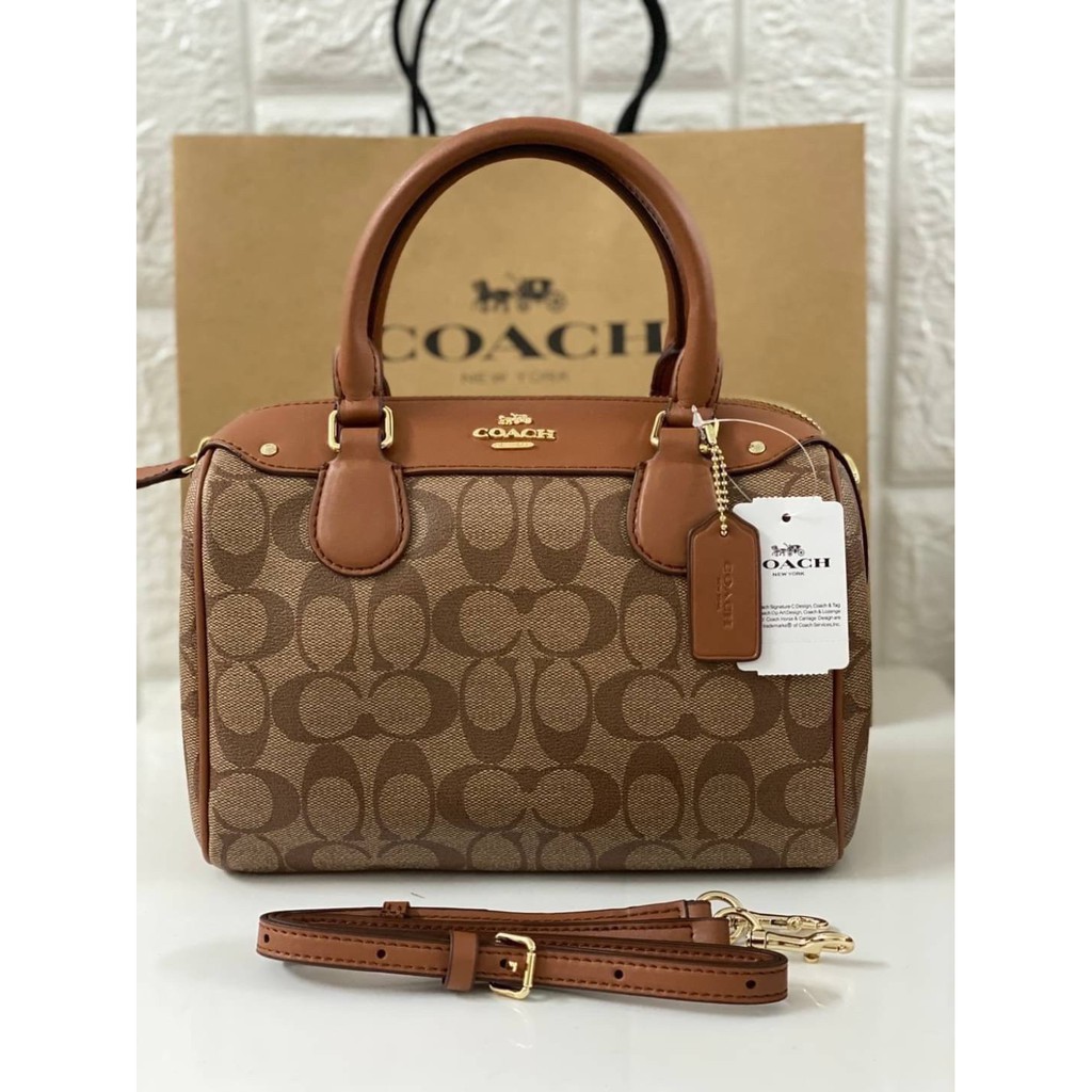 COACH MINI BENNETT SATCHEL CROSSBODY BAG | Shopee Thailand