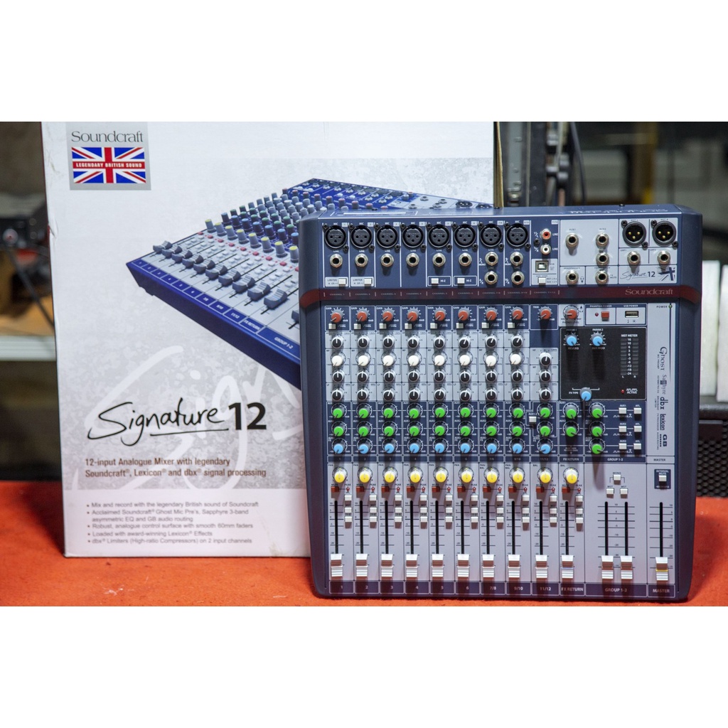 SOUNDCRAFT SIGNATURE-12 MIXER มีเอฟเฟคแท้หวานๆ มิกเซอร์ SIGNATURE12 ...