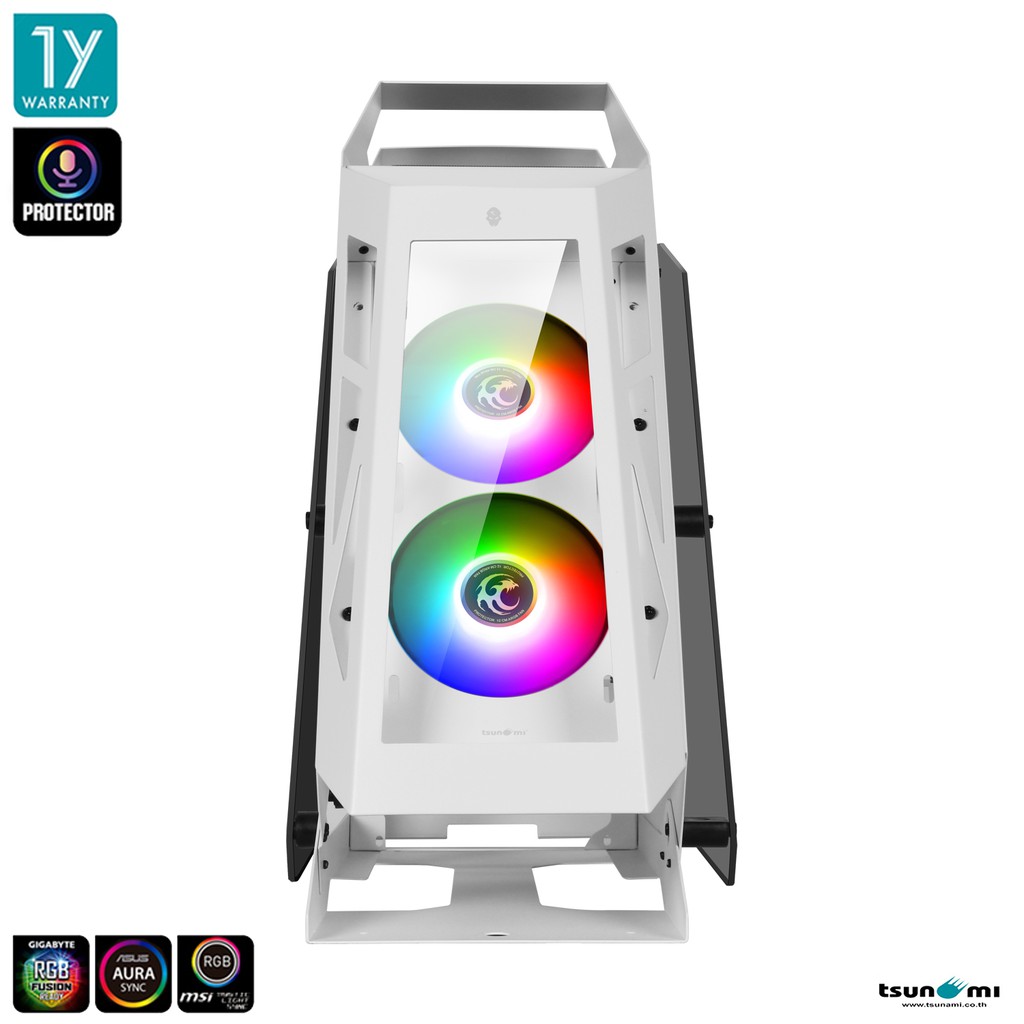 ♀Tsunami Protector Hagrid (Protector Sound Sync) Tempered Glass M-ATX ...