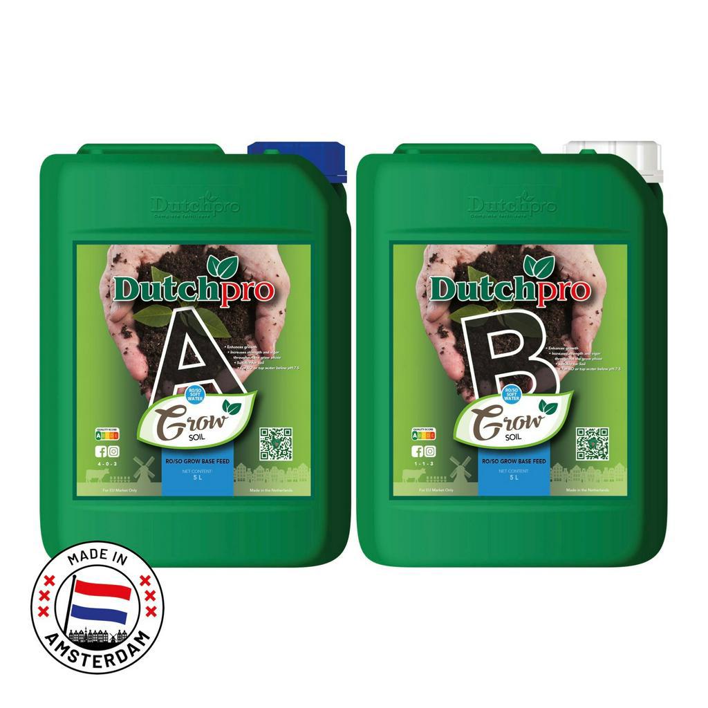 5L Dutchpro Soil Grow A+B / 5ลิตร ปุ๋ยหลักทำใบ เร่งโต A+B สำหรับดิน ...