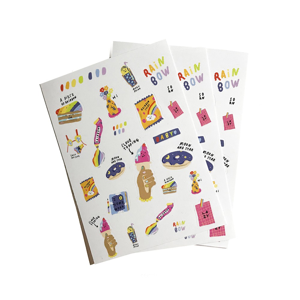 ssktmmee - regular sticker (rainbow) | Shopee Thailand