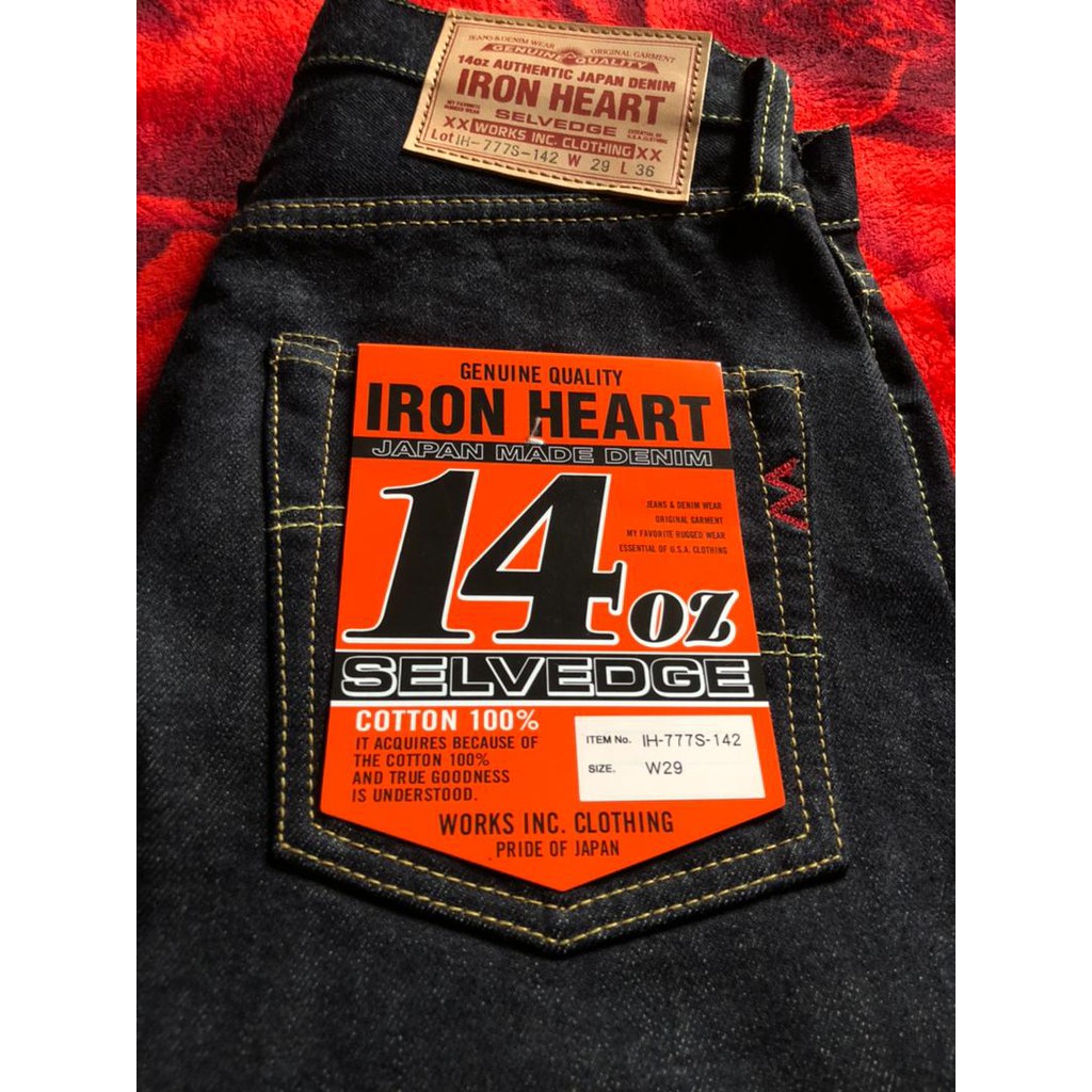 กางเกงยีน IRON HEART IH777-142 | Shopee Thailand