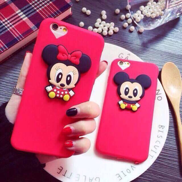 Case i5,6,6+ แดงมิกกี้ | Shopee Thailand
