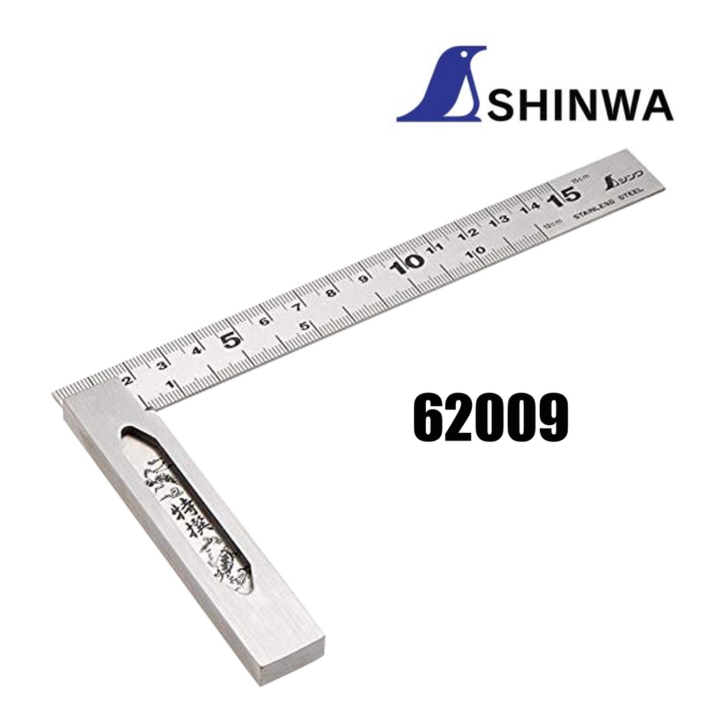 Shinwa ฉากสแตนเลส 15 cm. - Stainless Steel Japanese Try Square | Shopee Thailand