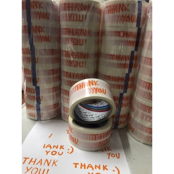 เทป Thank you (45หลา) | Shopee Thailand