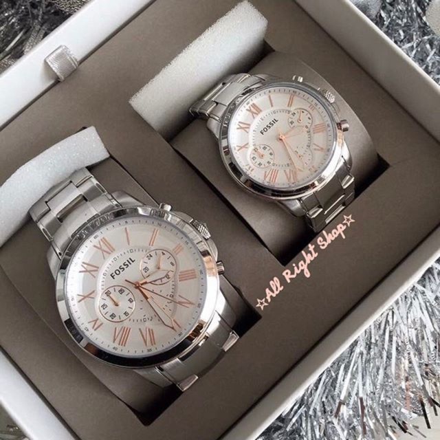 FOSSIL Couple Watch Set | Shopee Thailand