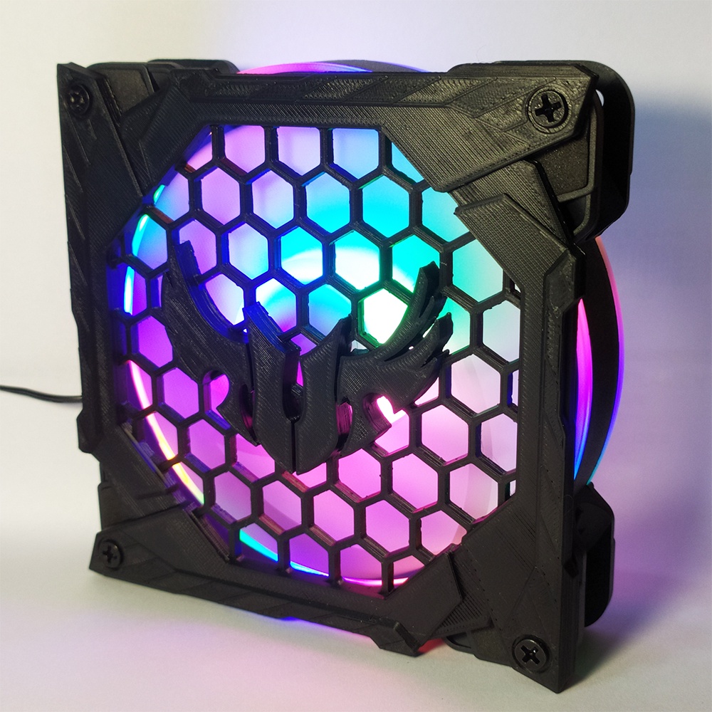 Fan Grill Cooling PC 120mm กรอบพัดลมคอมพิวเตอร์ ขนาด120มม. วัสดุแข็งแรง ...