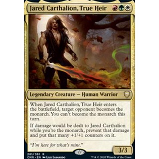 [MTG][Single][CMR] Jared Carthalion, True Heir ระดับ Rare [ภาษาอังกฤษ ...