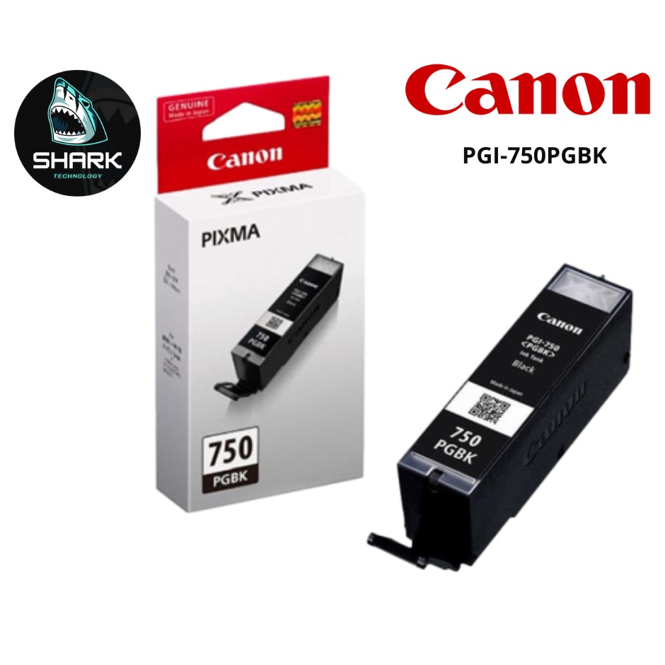 ิINK CANON (หมึกสำหรับเครื่องพิมพ์) PGI-750 (PGBK) PIXMA IP7270 ...