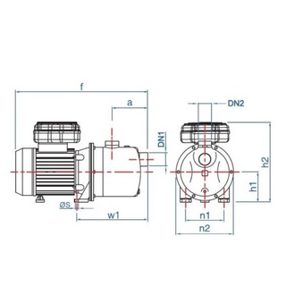 MITSUBISHI ปั๊มหอยโข่ง รุ่น SMM-1505S / SMM-1505T 2HP ท่อขนาด 2 นิ้ว ...