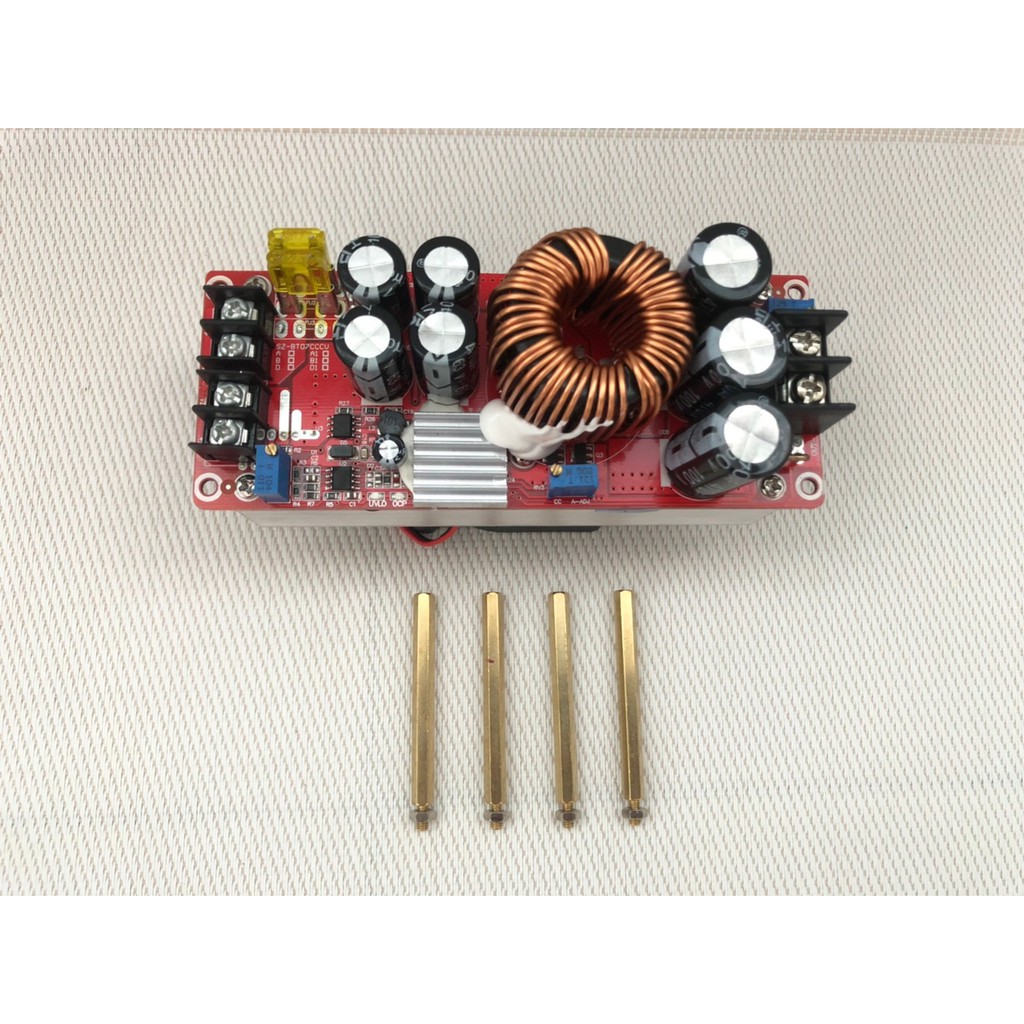1500W 30A DC-DC Step-up Boost Converter 10-60V to 12- 90V 30A Constant Current Power Supply ...