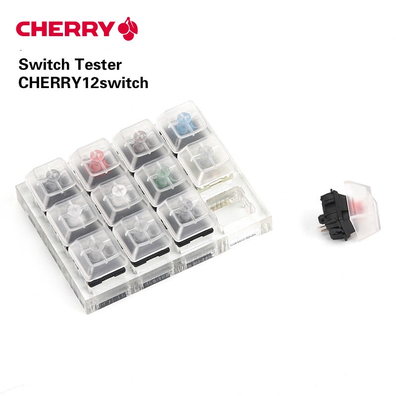ac Switch tester CHERRY 12switch milk green mechanical keyboard ...