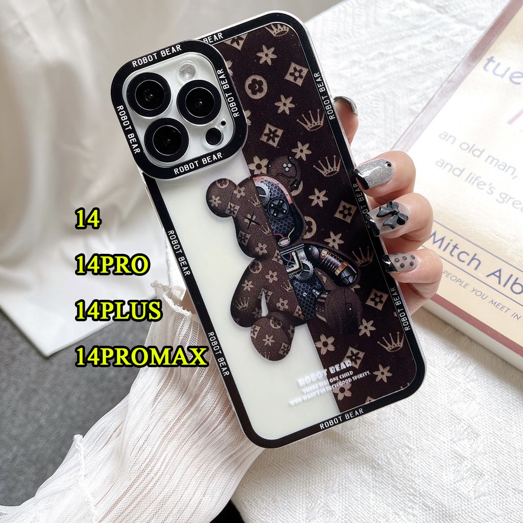 BEAR เคสลายหมี เคสโทรศัพท์ แบบนิ่ม สำหรับ iPHONE 15 15PRO 15PROMAX 15PLUS 14-14PRO-14PLUS ...