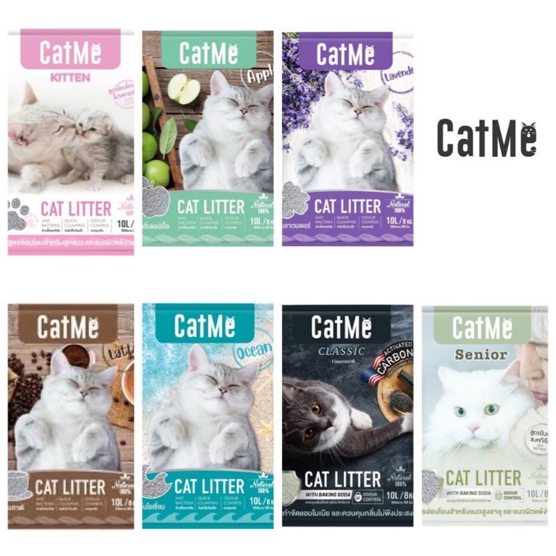 CatMe ทรายแมวหินภูเขาไฟธรรมชาติ ขนาด 10 ลิตร 8 kg | Shopee Thailand