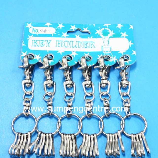 พวงกุญแจก้ามปู no:808 (6ชิ้น), Hook keychains no:808 (6 pieces ...