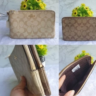 สั่งซื้อ coach กระเป๋าคล้องมือ 2 ซิป ในราคาสุดคุ้ม | Shopee Thailand