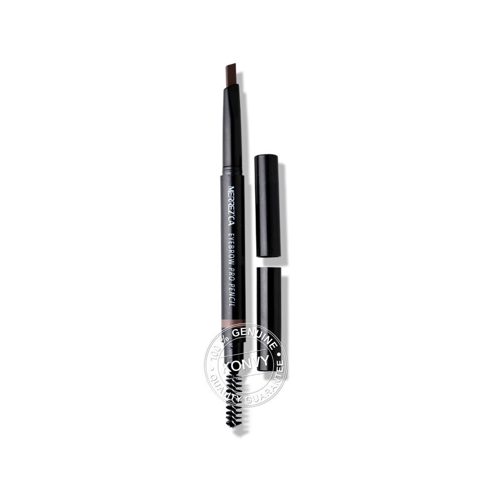 Merrezca Eyebrow Pro Pencil 0.2g เมอร์เรซกา ดินสอรูปแบบหัวตัด | Shopee ...