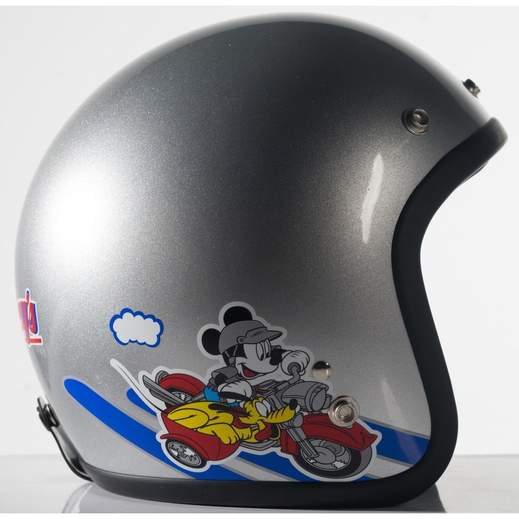 หมวกกันน็อคลายลิขสิทธิ์แท้ มิกกี้เม้าท์ CUSTOM 03 มี 3 สี Motorcycle ...