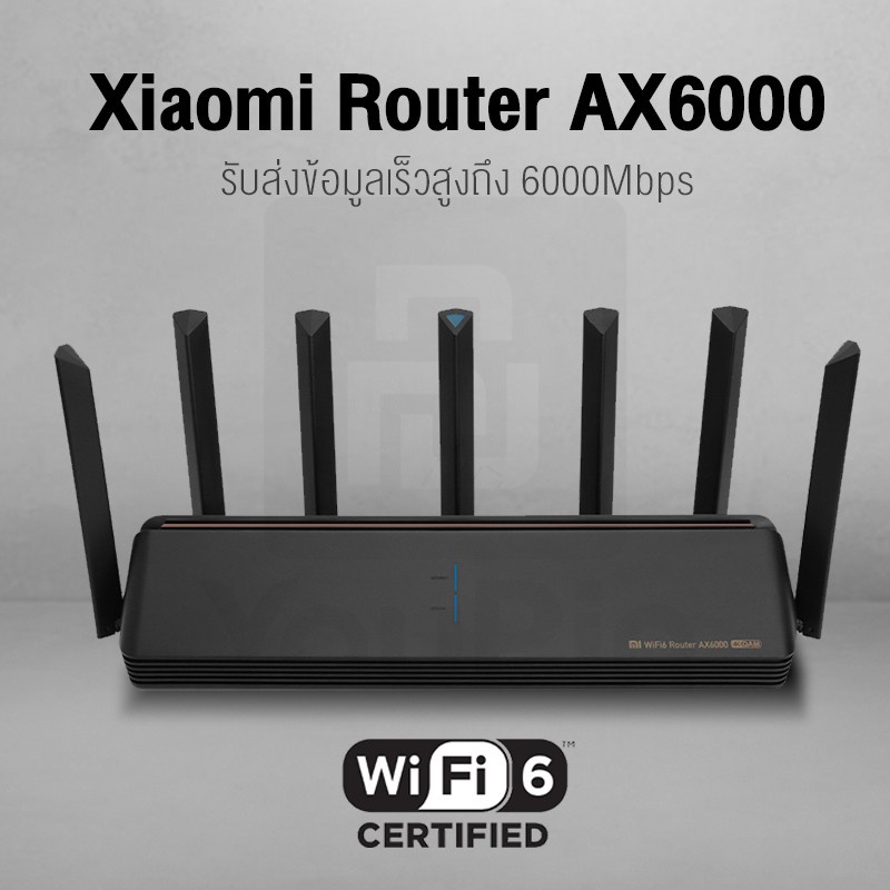 Xiaomi Mi AIoT ax6000 Router WiFi6 / IoT เราเตอร์รับสัญญาณ Wi-Fi เชื่อม ...