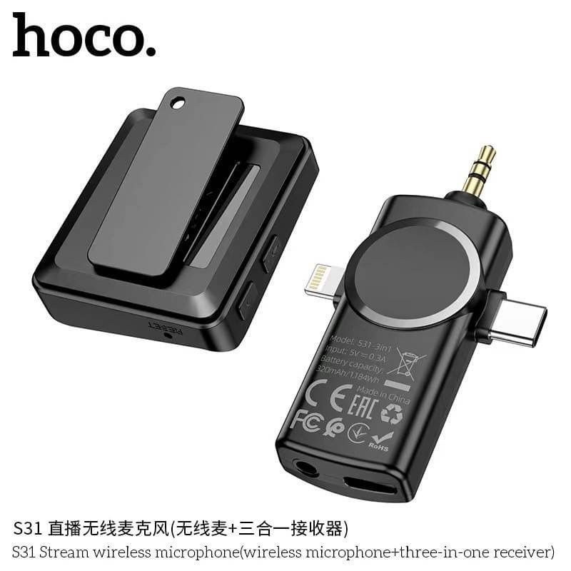 Hoco streaming wireless microphone | Shopee Thailand